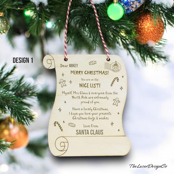 Santa List Scroll - Etsy