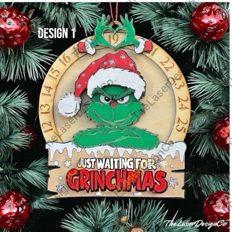 Grinch Clock - Etsy
