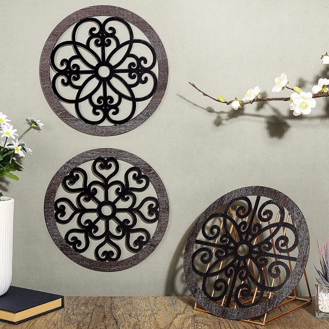 Hanging Rustic Wood Wall Decor Wall Art Farmhouse Bedroom Home Indoor ...