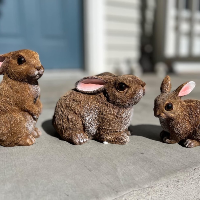 Easter Rabbit Statue - Etsy