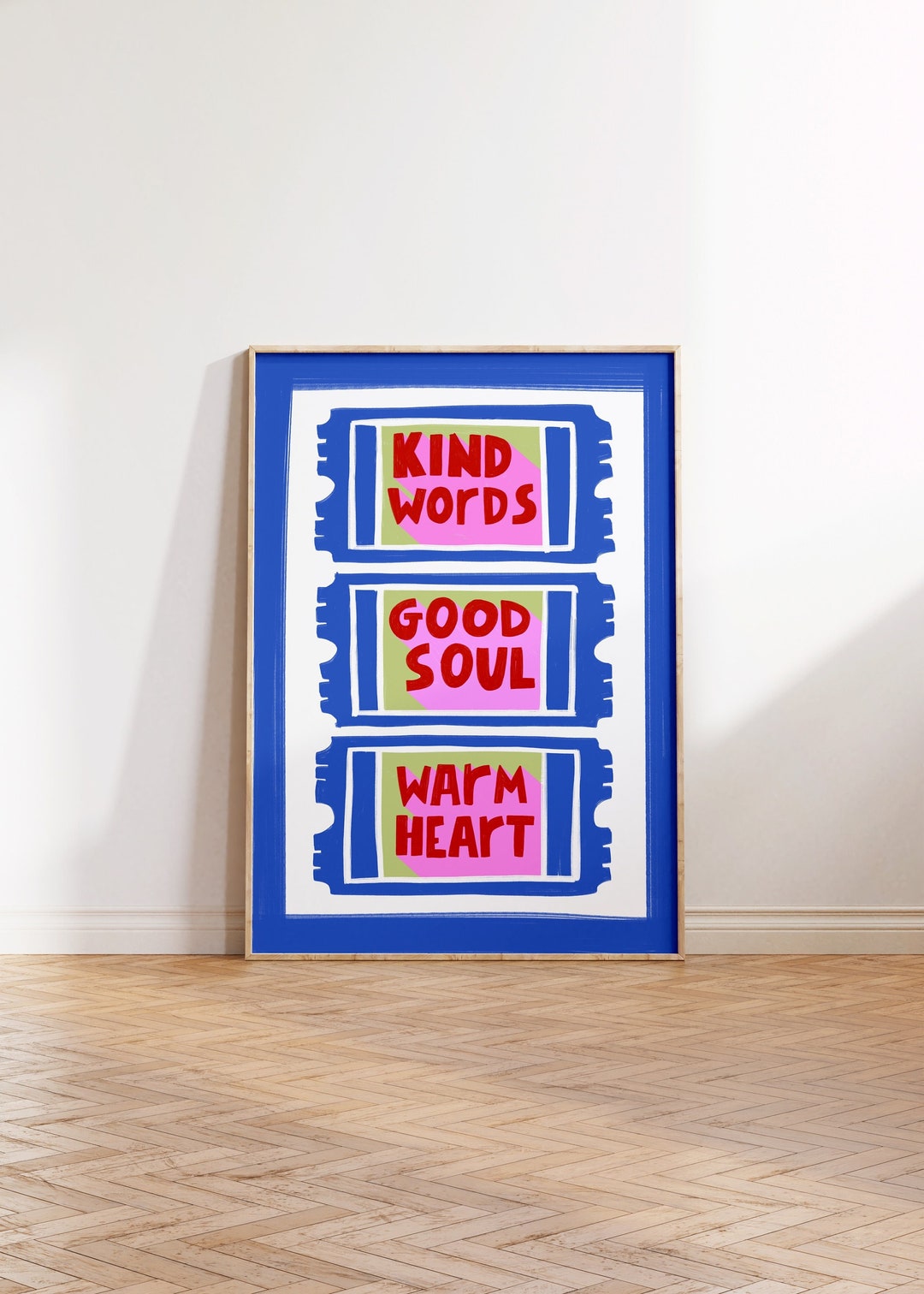 Feel Good Print, Kind Print, Living Room Print, Calm Aesthetic Print ...