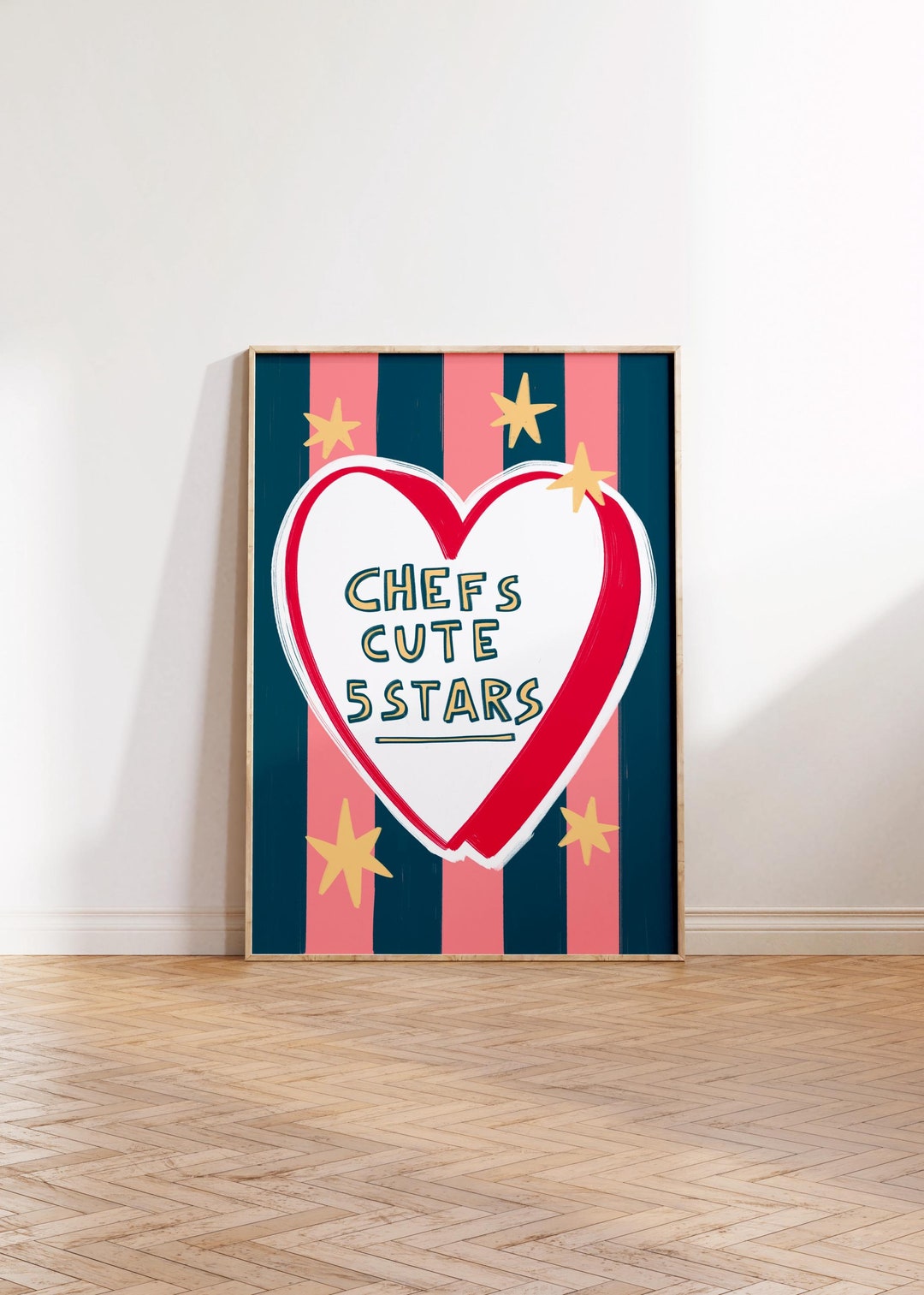 Kitchen Print, Chefs Cute Art Print, Kitchen Poster, Kitchen ...