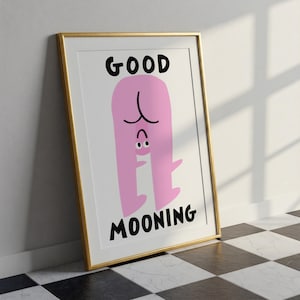 Good Mooning Digital Download Art, Home Decor Wall Art, Digital ...