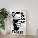 Kitchen Print, Retro Cartoon Print, Pint Print, Bar Print, Retro Home ...
