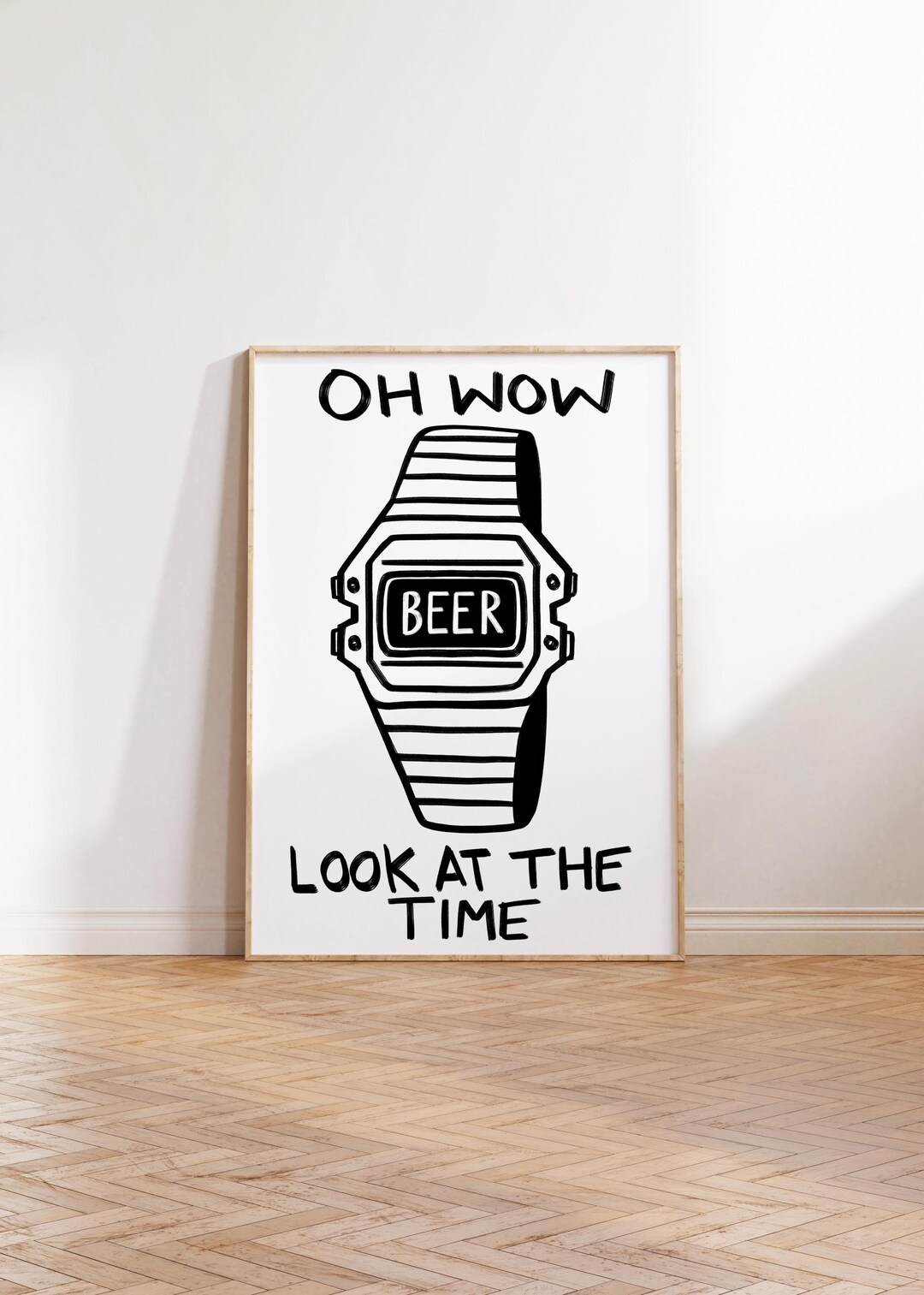 Kitchen Print, Beer Print, Pint Print, Bar Print, Retro Home Decor ...