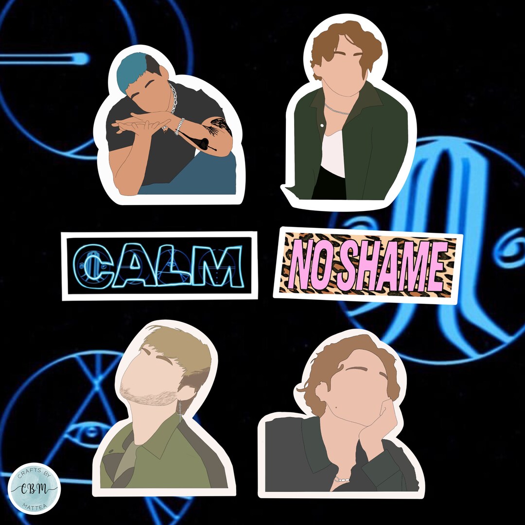 5SOS CALM Sticker Set - Etsy