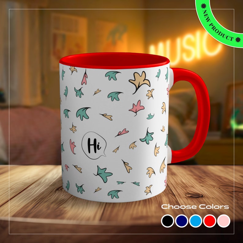 Hi - Hi Mug, Heartstopper Mug, Customized Coffee Mug, Heartstopper ...