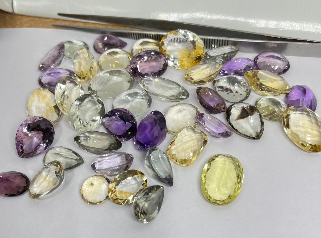 Over 100 Carats of Big Mix Loose Gemstone Lot , 6 - 8 Big Pcs Gemstones ...