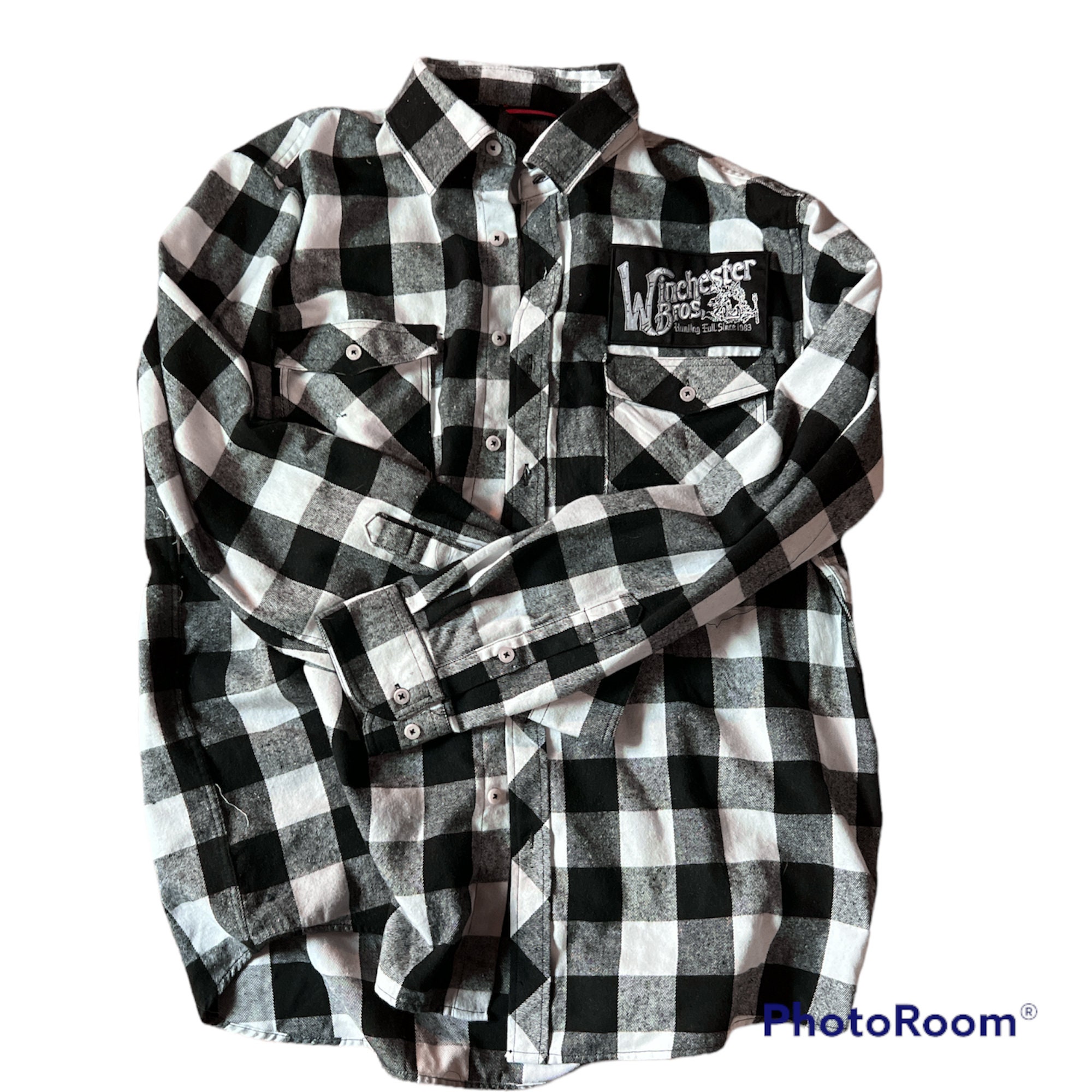 Supernatural Flannel Sam Dean Cas - Etsy