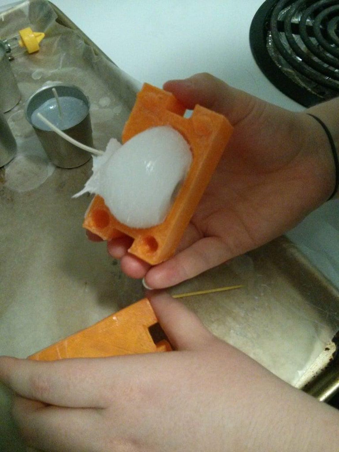 Floating Candle Mold | 3D Printed Candle Mold | DIY Candle Making ...