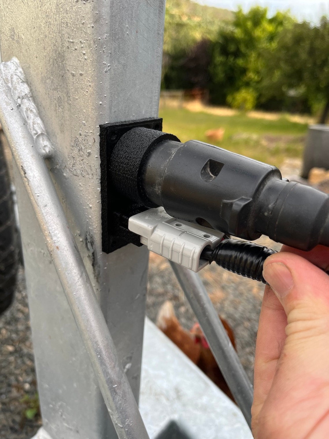 Trailer Plug & Anderson Plug Holder | 3D Printed Anderson Plug ...