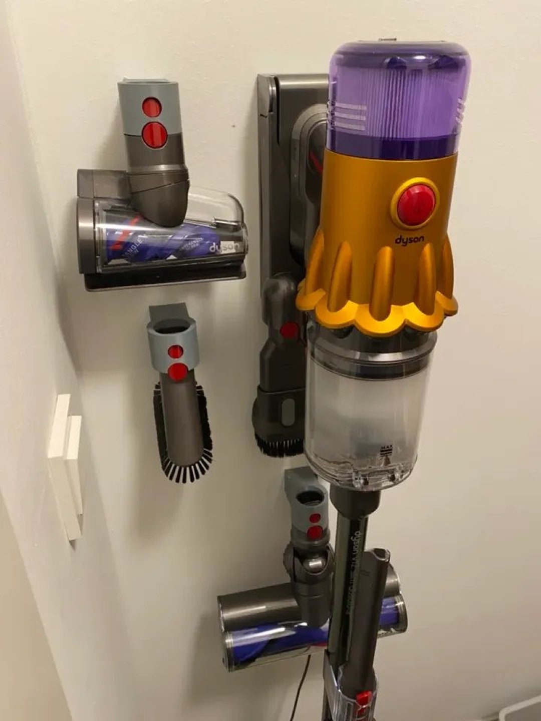 Dyson V12 Slim Accessory Wall Mount | 3D Printed Dyson Vacuum Cleaner ...