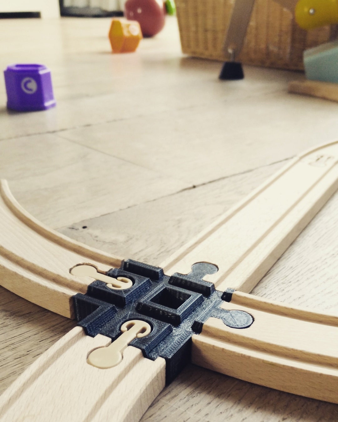Brio Wooden Train Crossing Track / Interlocking | 3D Printed Wooden ...
