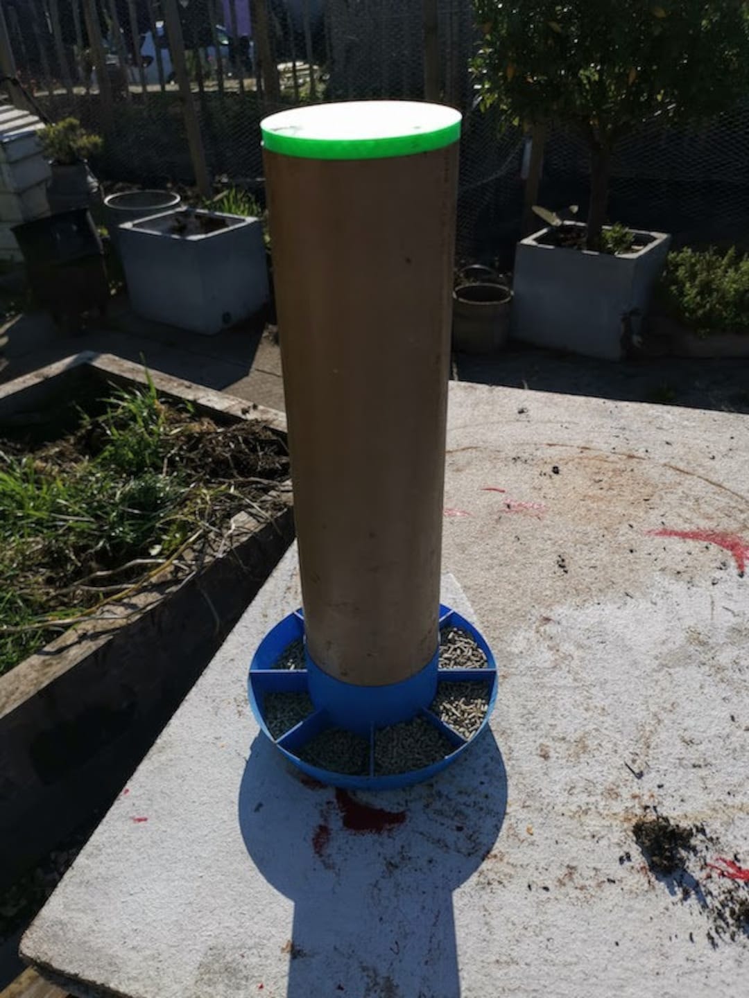 3D Printed Chicken Feeder Base (CF-06) - Etsy