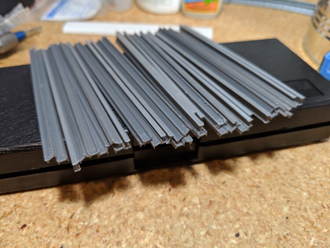 Steel Wide Flange Beam | 3D Printed N Scale Models | White PLA (NS-09 ...
