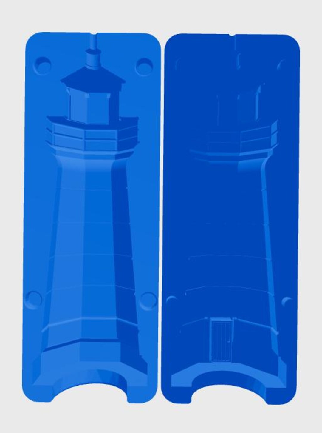 Lighthouse Candle Mold | 3D Printed Candle Mold | DIY Candle Making ...
