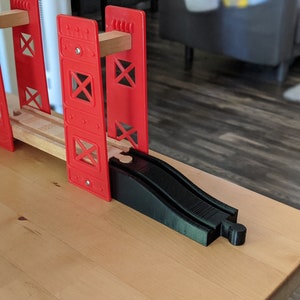 Wooden Train Track Small Riser | 3D Printed Wooden Train Track Parts ...