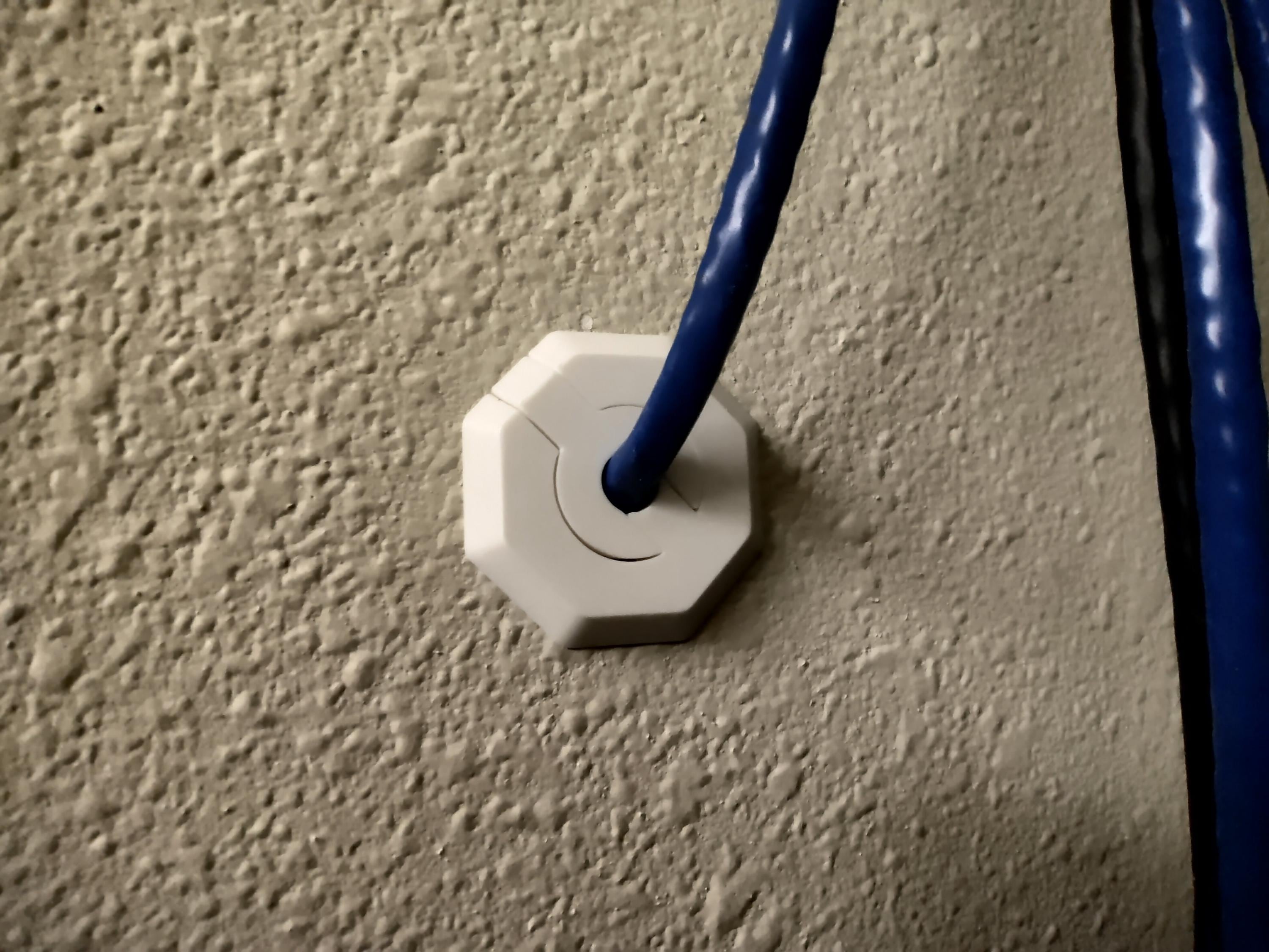 Cat5 Wall Grommet | 3D Printed Cat5 Wall Grommet | Neat Cable ...