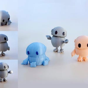 Tiny Articulated Robot Toy | 3D Printed Articulated Toy | Unique Gift ...