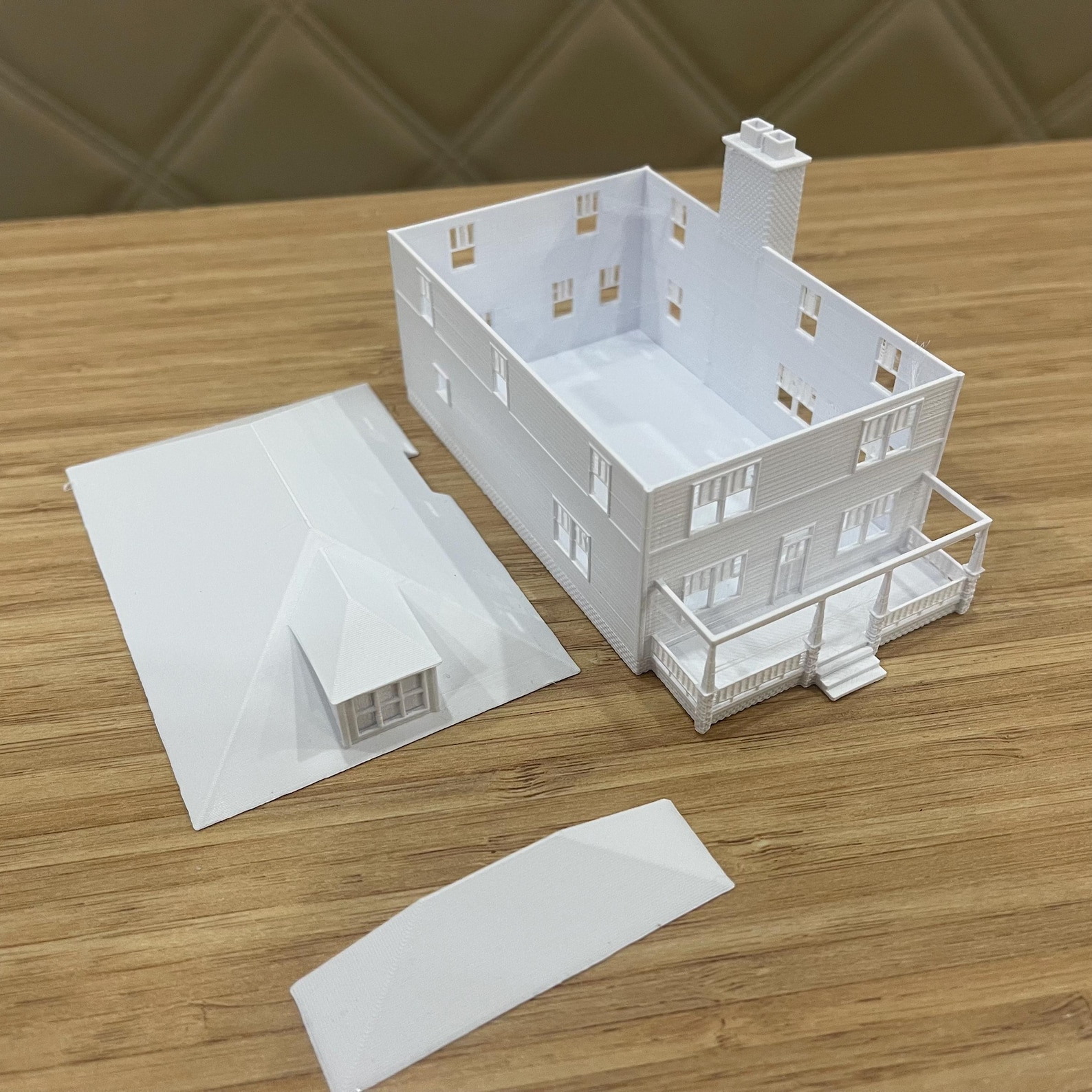 House 2 Storey | 3D Printed N Scale Models | White PLA (NS-01) - Etsy