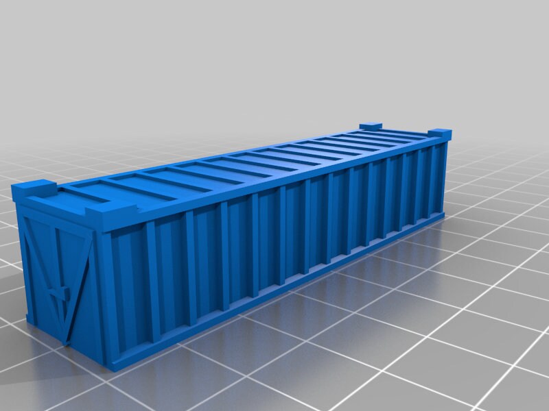 Shipping Containers | 3D Printed N Scale Models | White PLA (NS-15) - Etsy