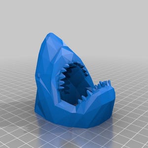 Cubify Shark Design Wall Art | 3D Printed Wall Art | Unique & Modern ...