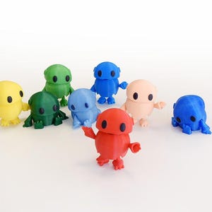 Tiny Articulated Robot Toy | 3D Printed Articulated Toy | Unique Gift ...