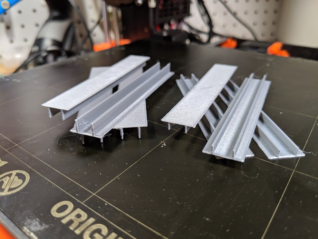 Precast Double Tee Beams | 3D Printed N Scale Models | White PLA (NS-10 ...