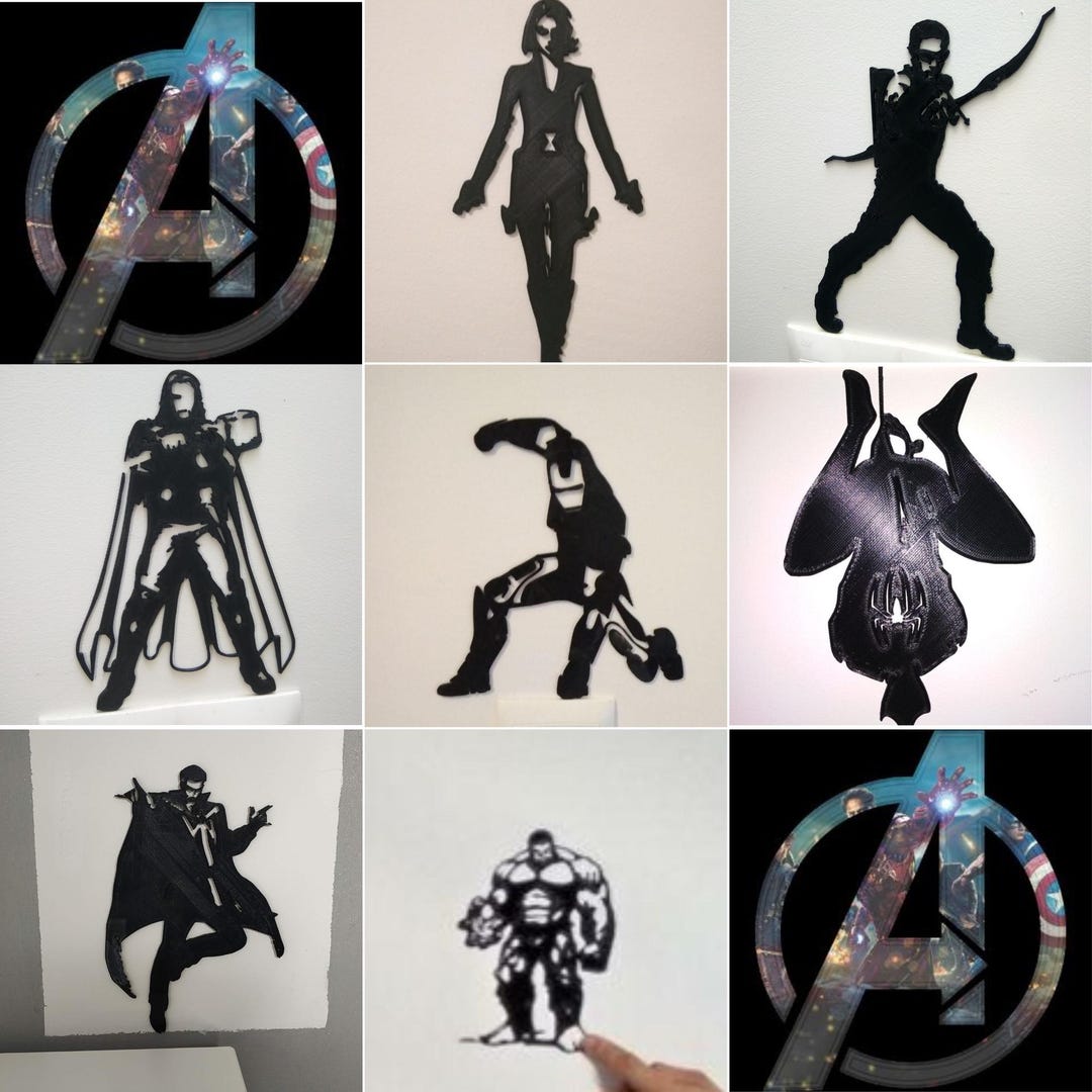 Avengers Wall Art | 3D Printed Avengers Wall Art | Unique & Modern Home ...