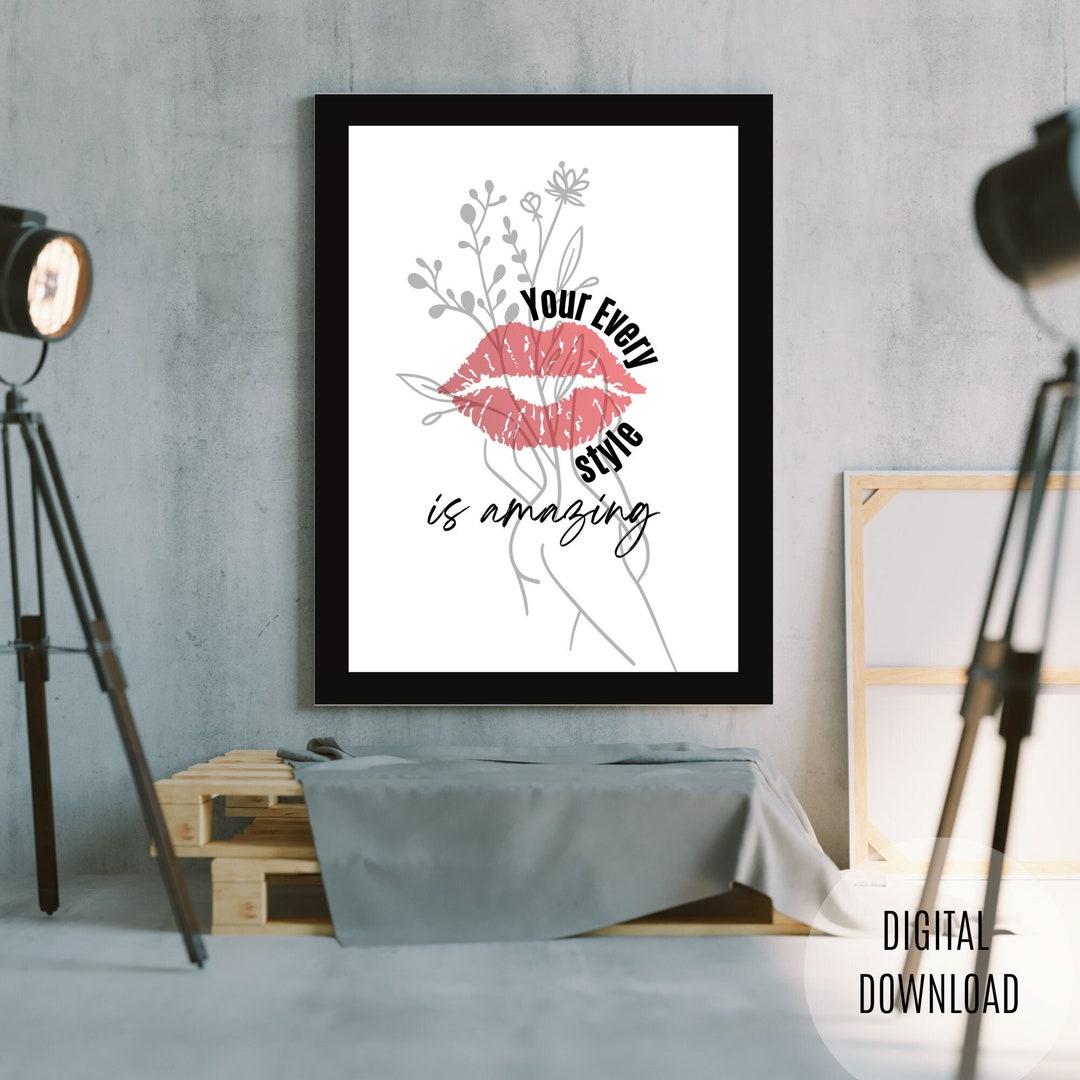 Female Back Line Art Printable, Abstract Body Form Outline Wall Art ...