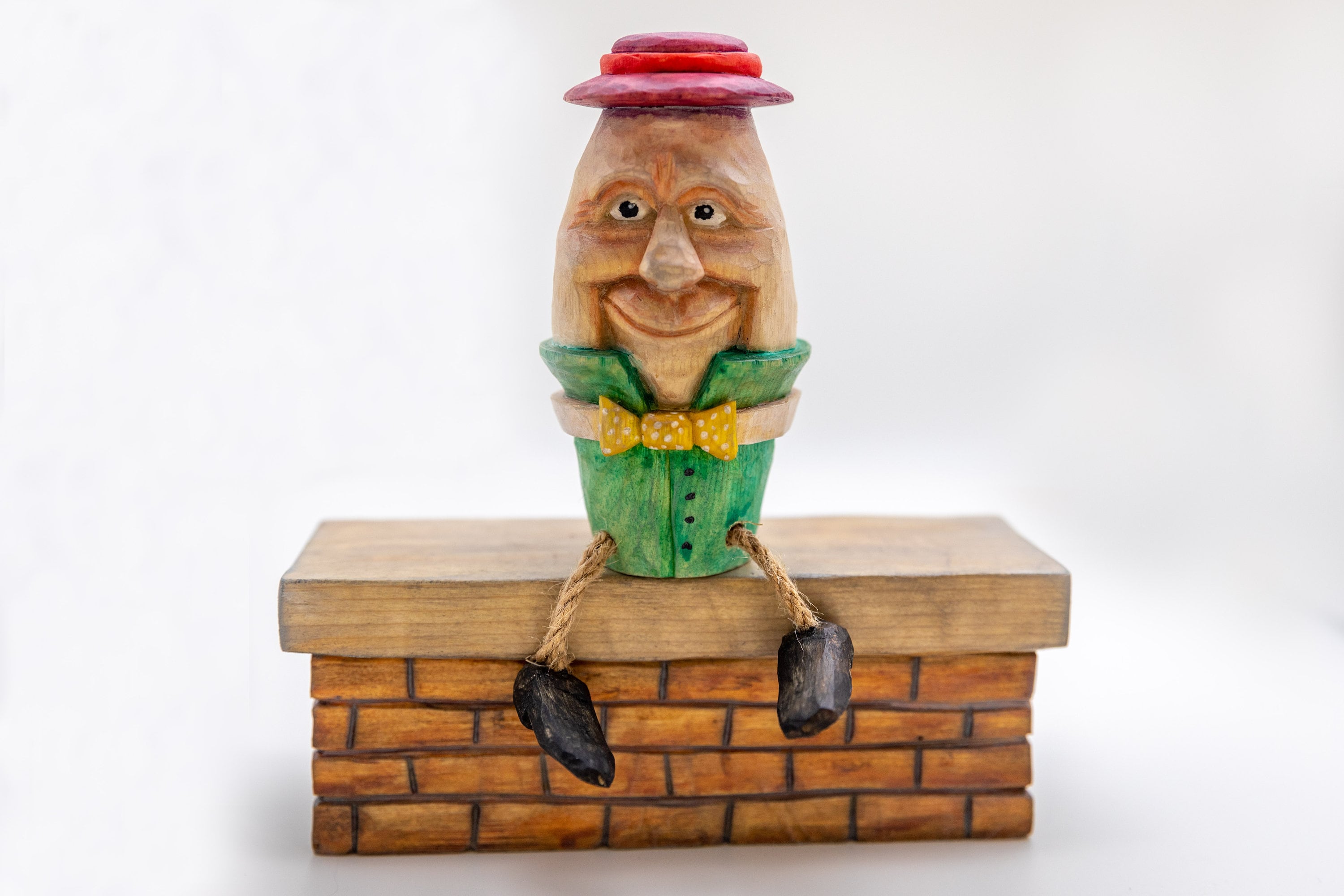 Humpty Dumpty Figure. Wood Carving - Etsy