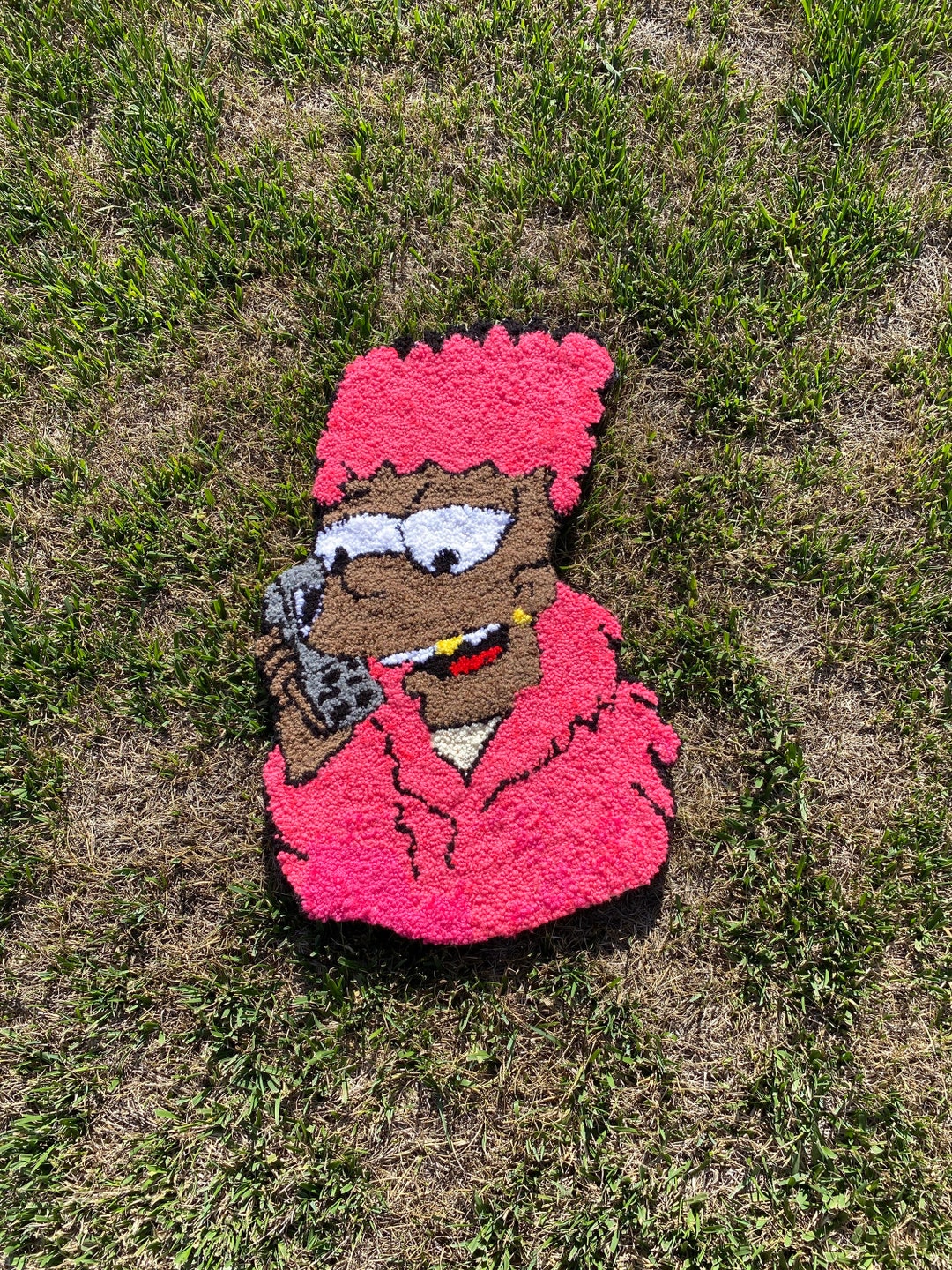 The Simpsons Bart Simpson Rug Custom Rug Accent Rug - Etsy