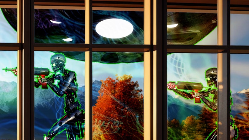 Animated Background Video Alien Invasion Immersive Background Animation ...