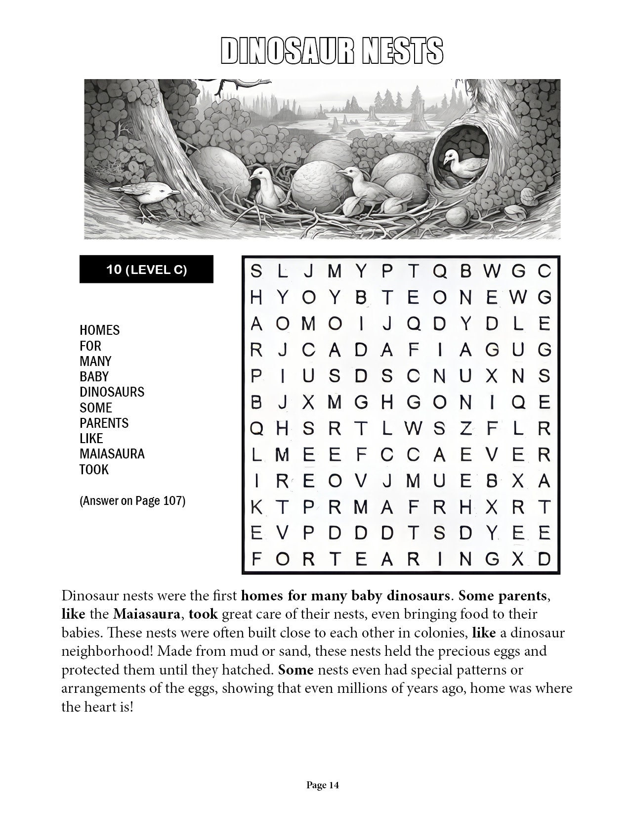 Interactive Dinosaur Activity Book for Kids, Home School Educational ...