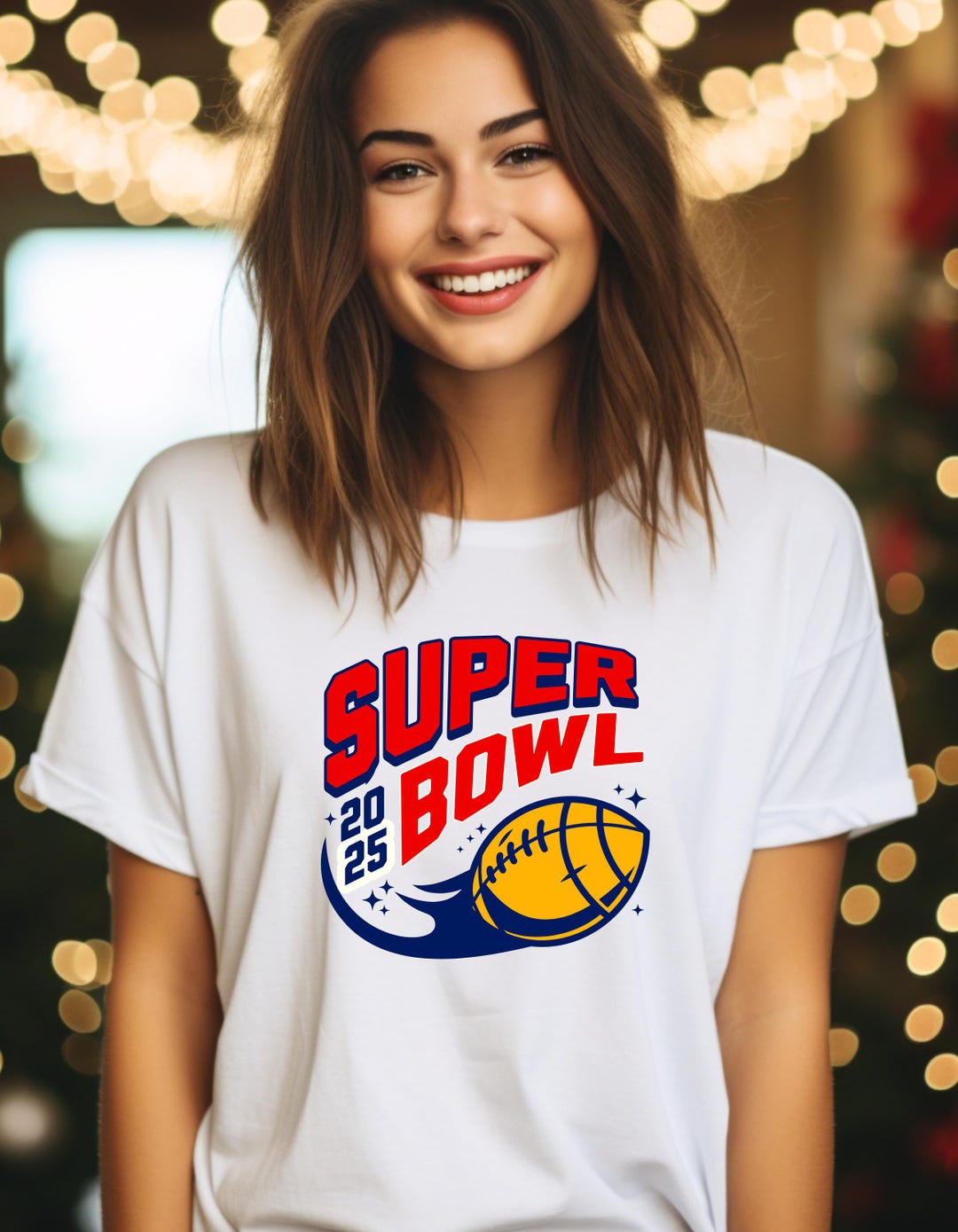 Super Bowl 2025 T-shirt, Women's and Men's Shirt for Game Day, Super ...