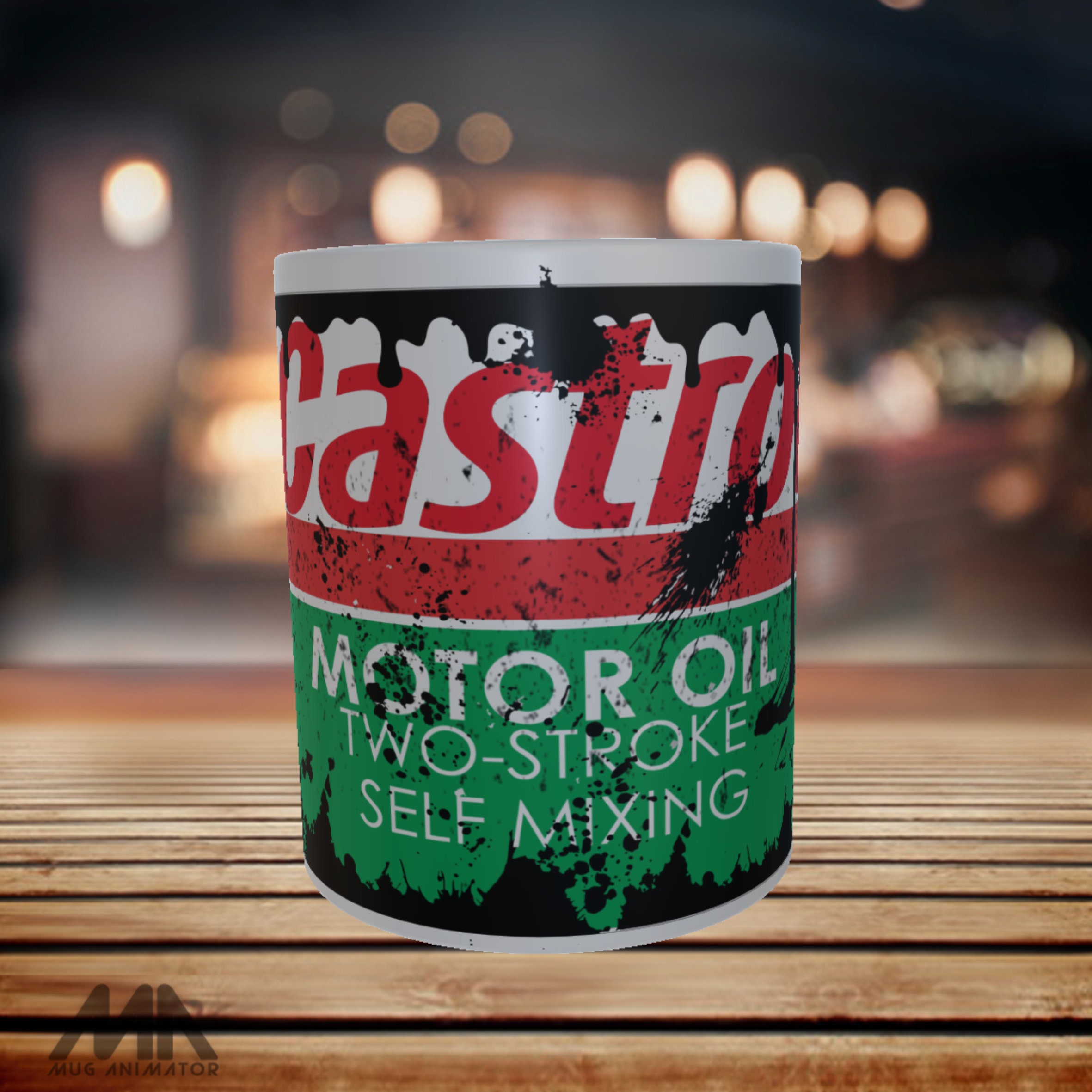 Castrol 11 Oz Mug Design Sublimation High Resolution PNG File Digital ...