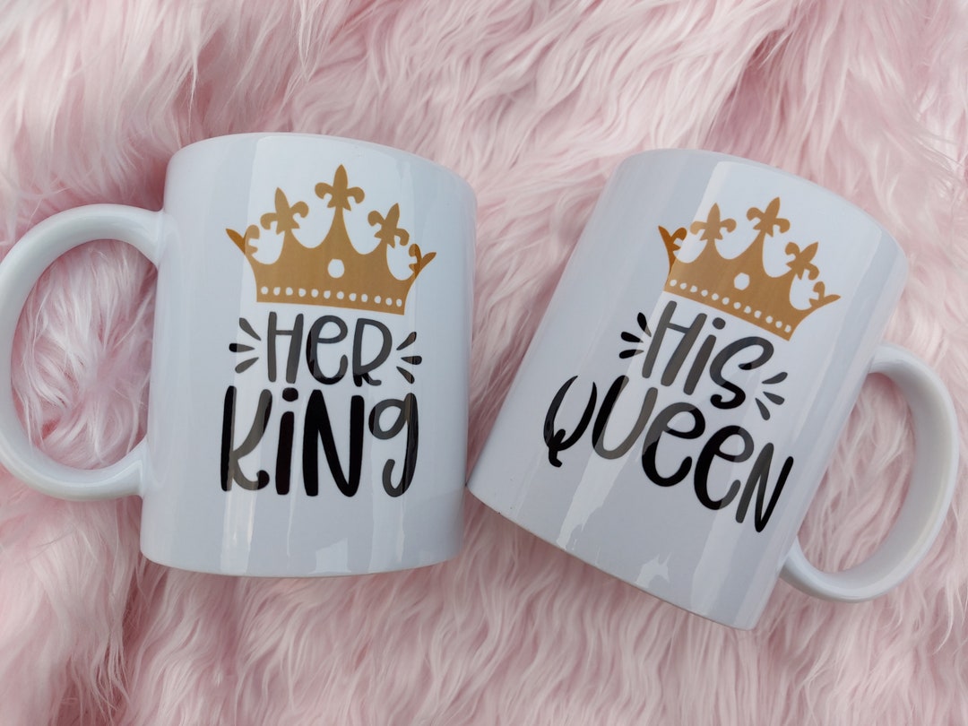 Her King His Queen 11 Oz Mug Design Sublimation High Resolution PNG ...