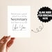 School Secretary Appreciation Card Printable, School Secretary Thank ...