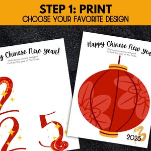 Chinese New Year Handprint, Lunar New Year, Year of the Snake ...