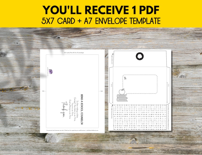 School Counselor Appreciation Printable Card School Counselor - Etsy