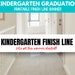 Kindergarten Finish Line Printable Banner, Kindergarten Graduation ...