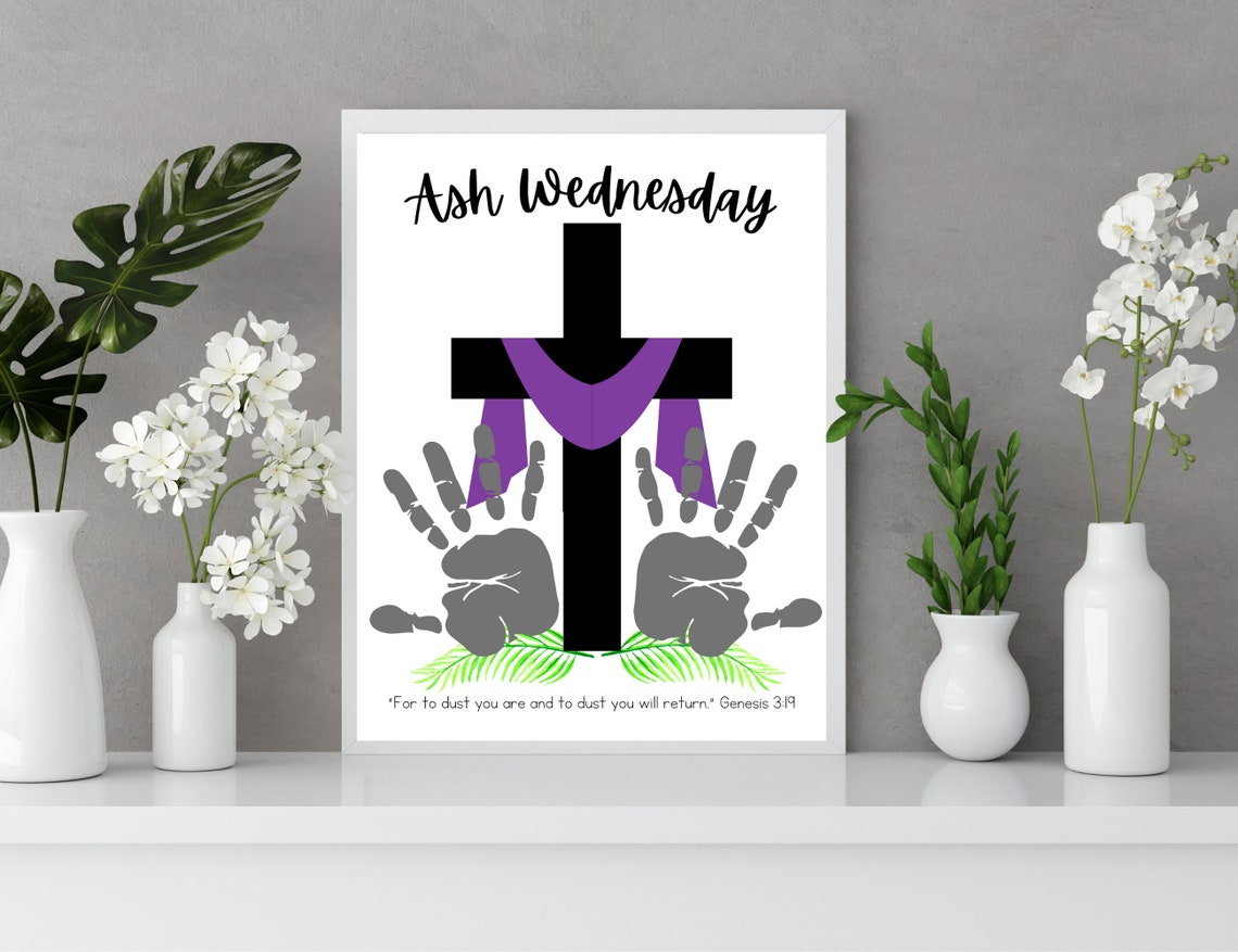 Ash Wednesday Craft, Ash Wednesday for Kids, Catholic Lent for Kids ...