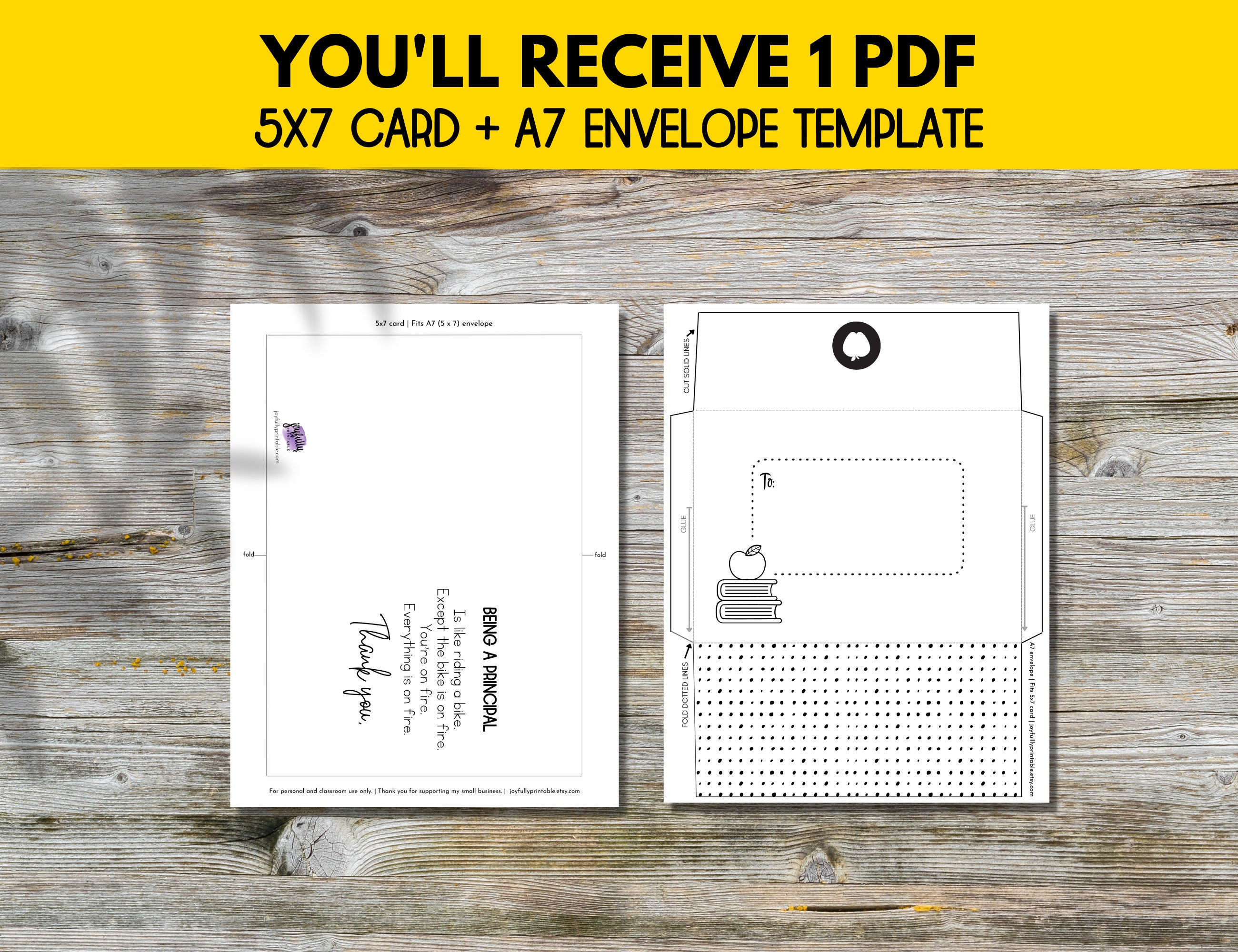 Principal Appreciation Card Printable, Principal Thank You Card ...