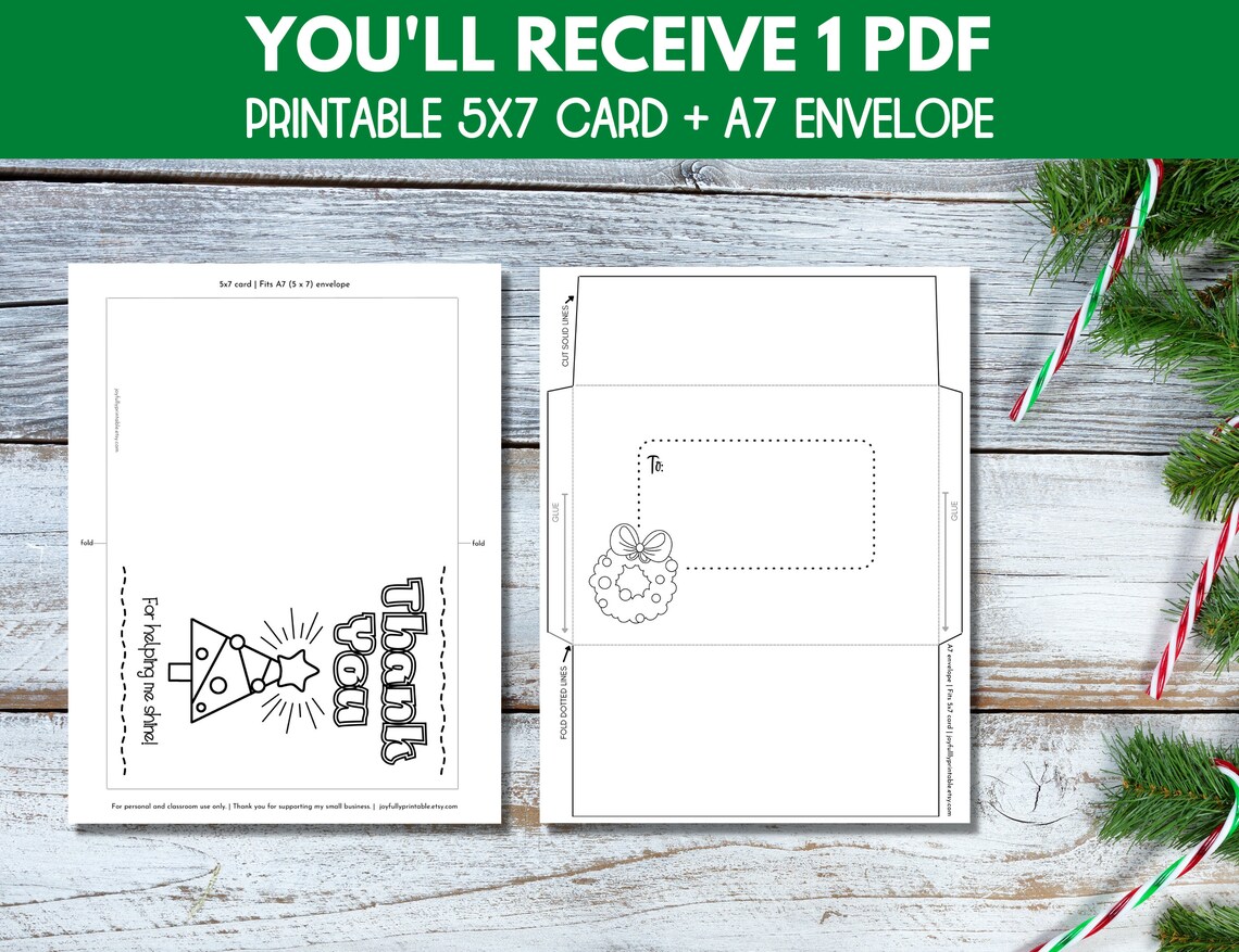 Holiday Teacher Coloring Card Printable Teacher Christmas - Etsy