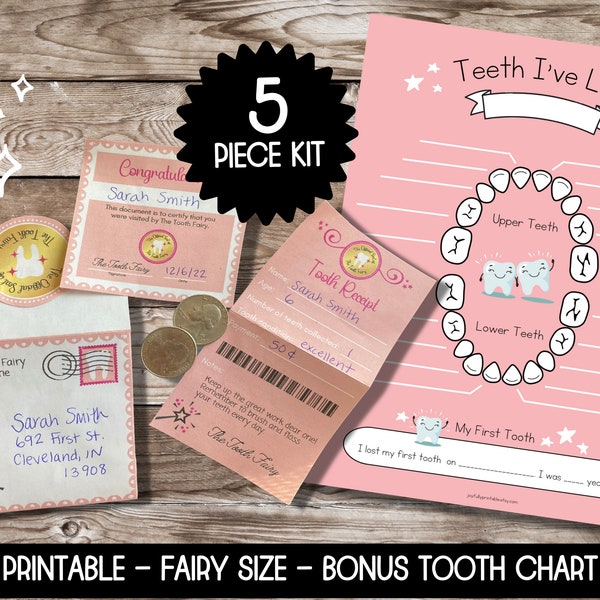 Tooth Fairy Envelope - Etsy