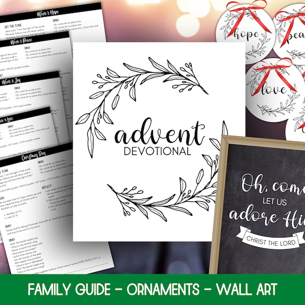 Advent Ornaments - Etsy