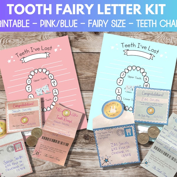 Tooth Fairy Envelope - Etsy