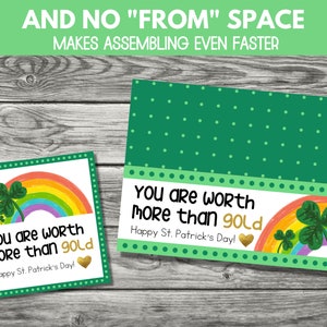 St. Patrick's Day Treat Bag Topper Printable, St Patricks Day Tag, St ...
