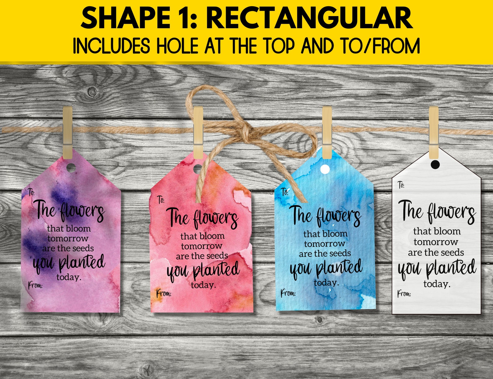 Teacher Appreciation Plant Tag Printable, Teacher Thank You Flowers Tag ...