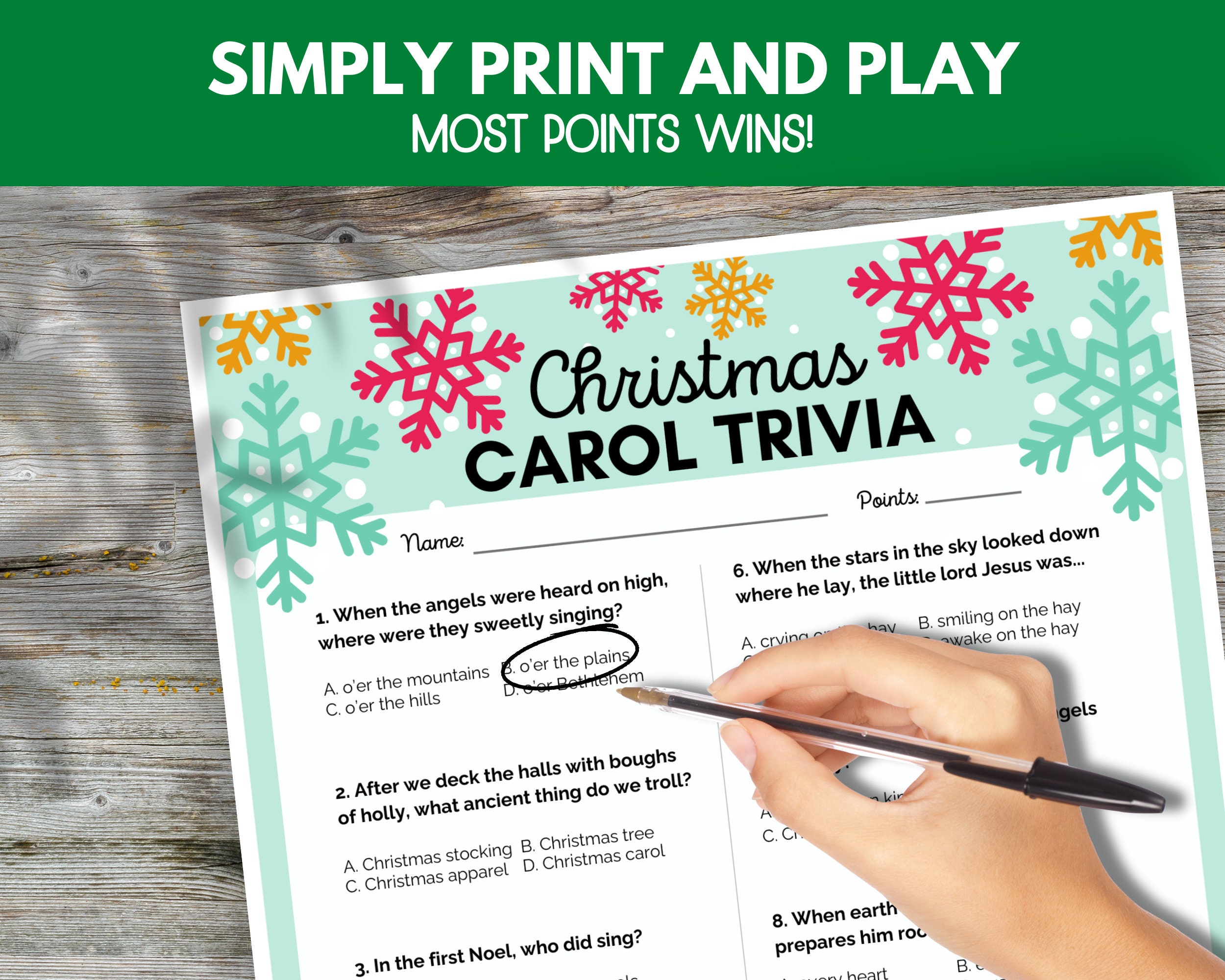 Christmas Song Trivia, Christmas Trivia Games, Christmas Carol ...